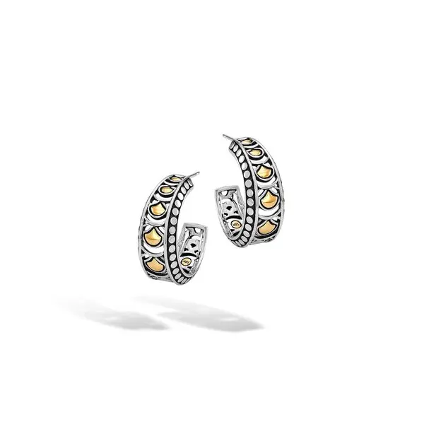 John Hardy Naga Small Hoop Earring - Multicolor