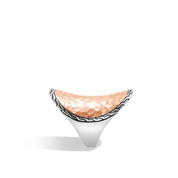 John Hardy Classic Chain Hammered Saddle Ring