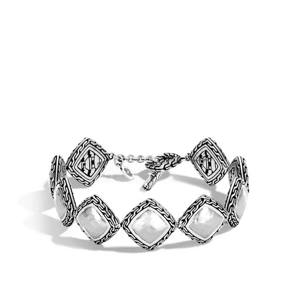 John Hardy Classic Chain Hammered Link Bracelet - Multicolor