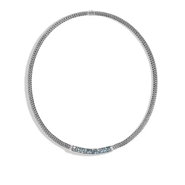 John Hardy Classic Chain Station Necklace - Multicolor