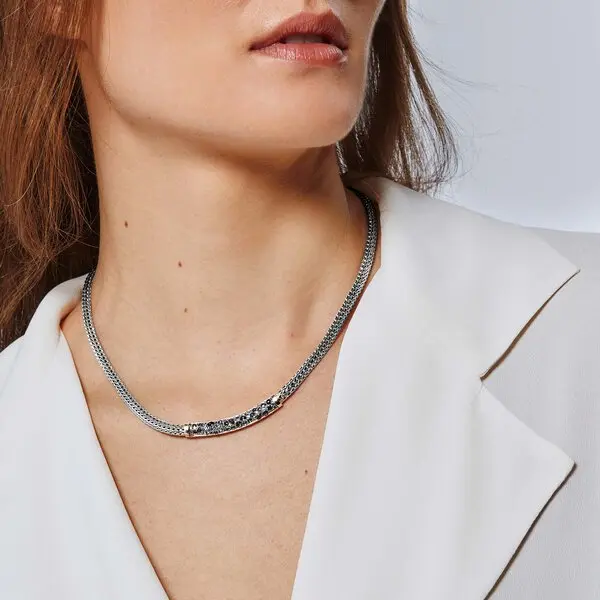 John Hardy Classic Chain Station Necklace