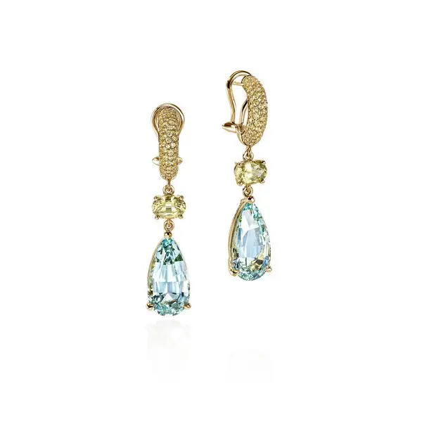 John Hardy Cinta Classic Chain Earrings - Multicolor