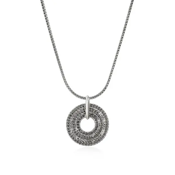 John Hardy Rata Chain Pendant Necklace Gold