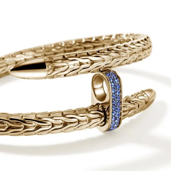 John Hardy Spear Flex Cuff Gemstones