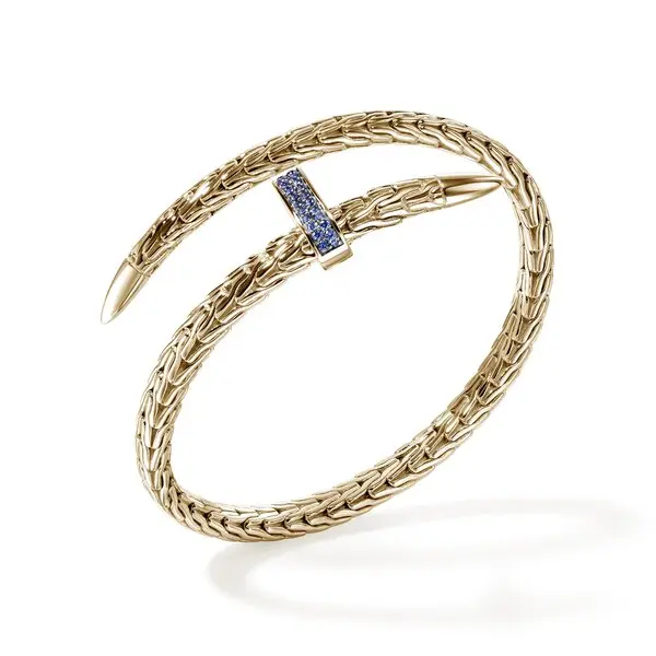 John Hardy Spear Flex Cuff Gemstones