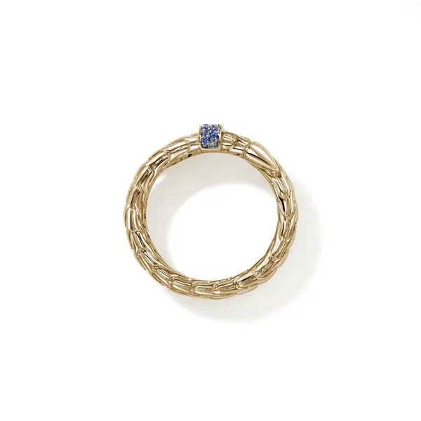 John Hardy Spear Double Wrap Ring Gemstones