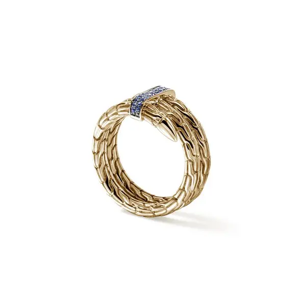 John Hardy Spear Double Wrap Ring Gemstones