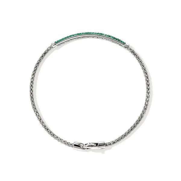 John Hardy Gemstone Pave Bracelet