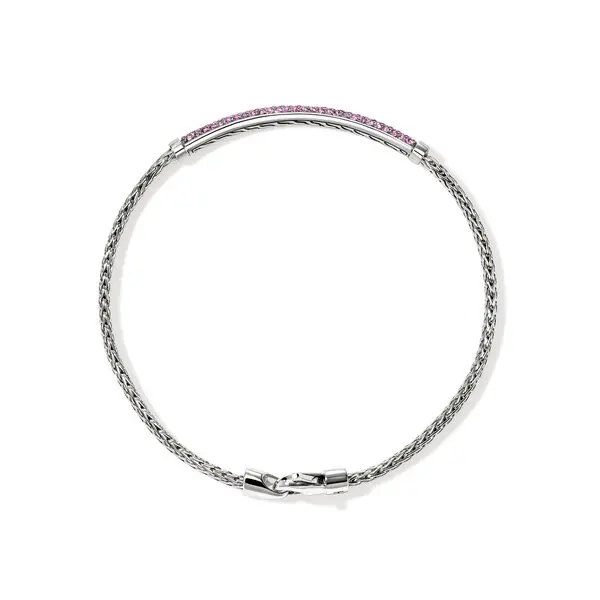 John Hardy Jh Essential Pave Bracelet Gemstones, 2.5mm