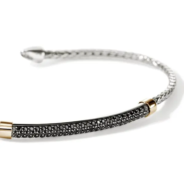 John Hardy Jh Essential Pave Bracelet, Gold Gemstones