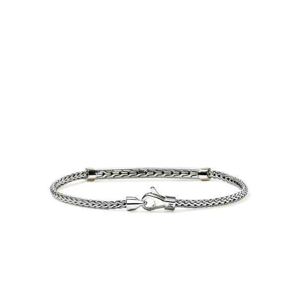 John Hardy Jh Essential Pave Bracelet, Gold Gemstones