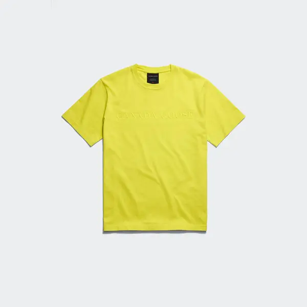 Canada Goose Vantage Embroidered T-shirt - Chartreuse