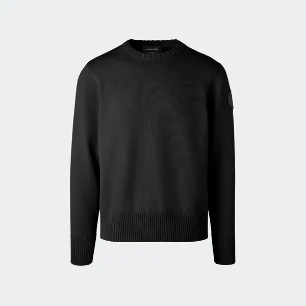 Canada Goose Rosseau Crewneck Sweater Merino Wool - Black