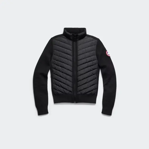 Canada Goose Hybridge® Knit Jacket With Down-filled Collar - Black
