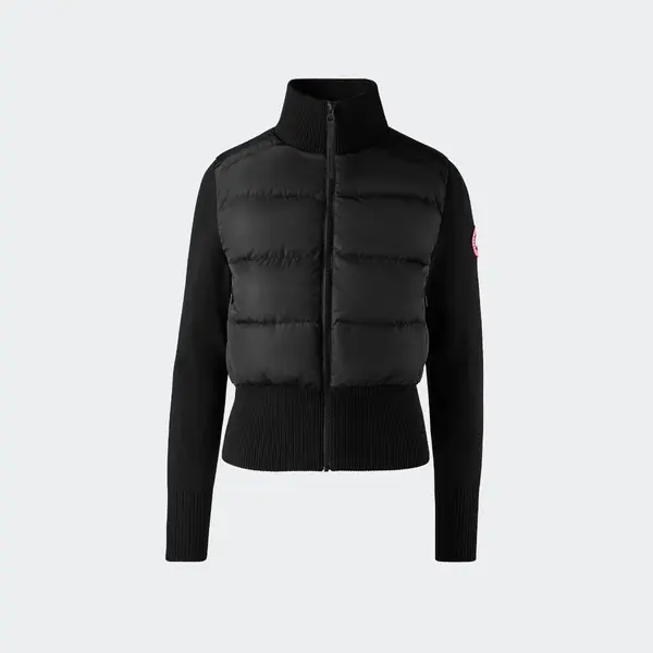 Canada Goose Hybridge® Wide Quilt Knit Jacket - Black