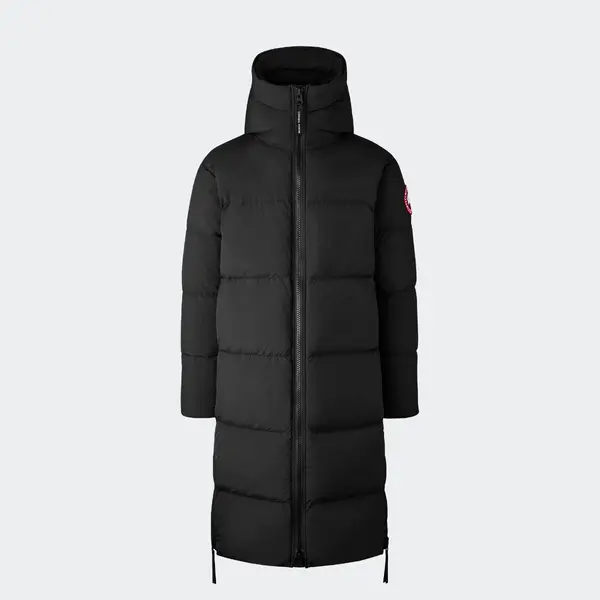 Canada Goose Lawrence Long Puffer Jacket - Black