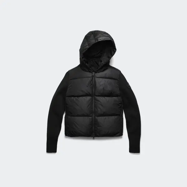 Canada Goose Hybridge® Wide Quilt Knit Hoodie - Black