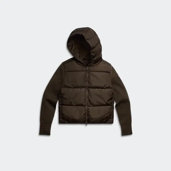 Canada Goose Hybridge® Wide Quilt Knit Hoodie - Terra
