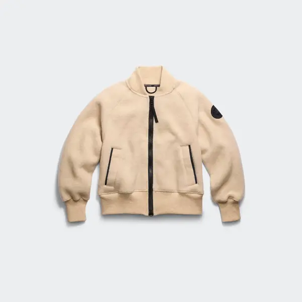 Canada Goose Sierra Fleece Bomber Jacket - Light Tan