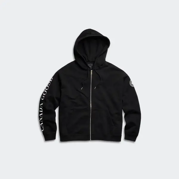 Canada Goose Rove Graphic Full Zip Hoodie - Black