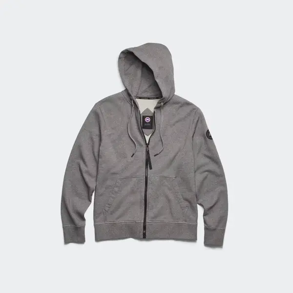 Canada Goose Huron Full Zip Hoodie - Stone Heather