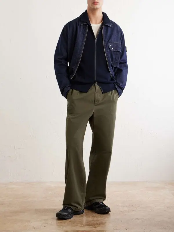 Stone Island Ribbed Cotton Sweater