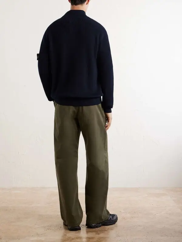 Stone Island Ribbed Cotton Sweater
