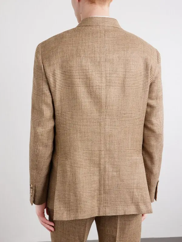 Polo Ralph Lauren Double-breasted Houndstooth Blazer - Neutrals