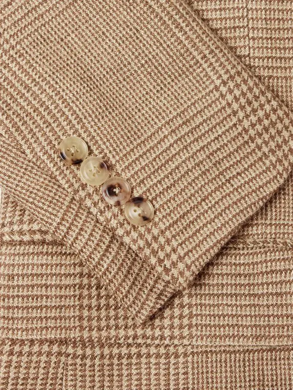 Polo Ralph Lauren Double-breasted Houndstooth Blazer - Neutrals