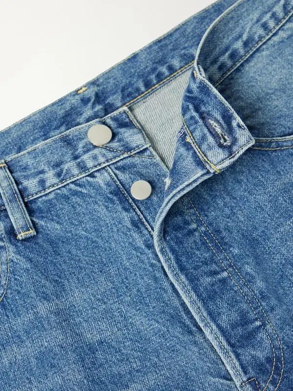 SSSTEIN Deformation Panelled Wide-leg Jeans