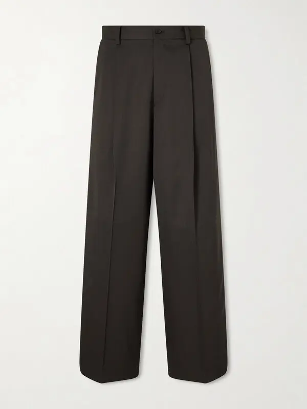 SSSTEIN Wide-leg Wool Trousers