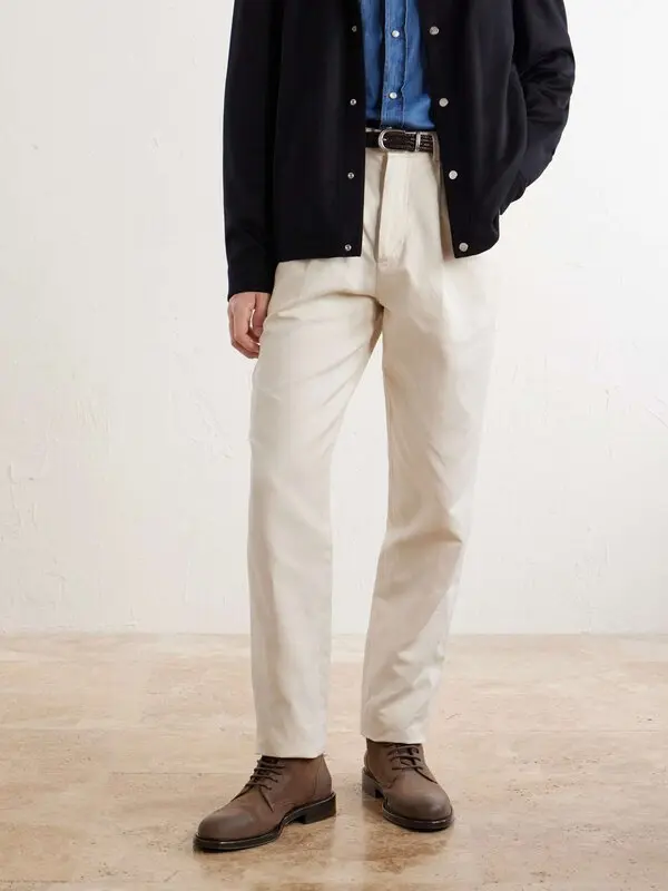 Brunello Cucinelli Suede Derby Boots
