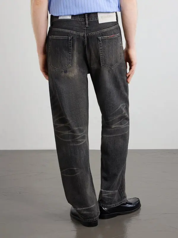NEIGHBORHOOD Savage Straight-leg Jeans - Gray