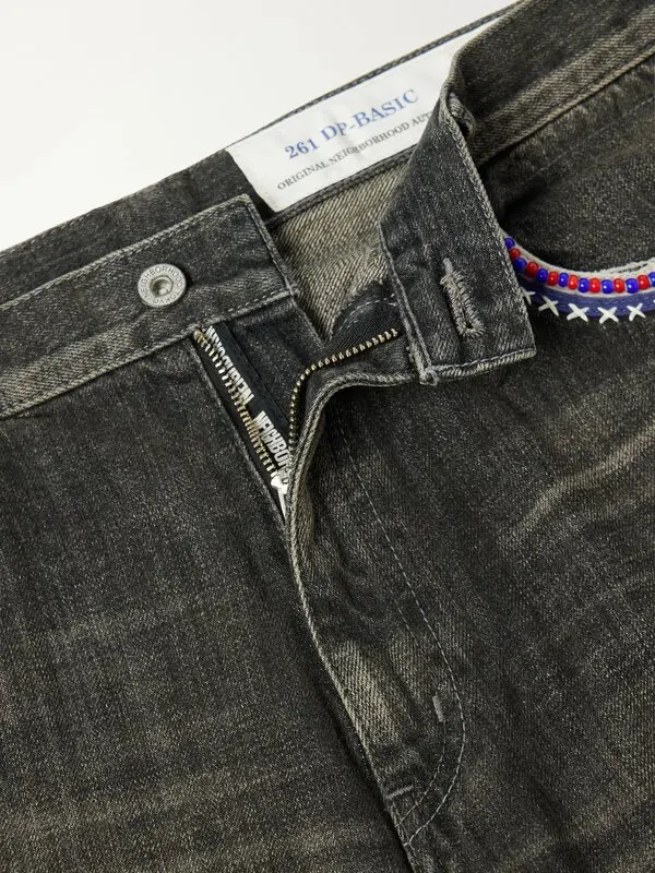 NEIGHBORHOOD Savage Straight-leg Jeans - Gray