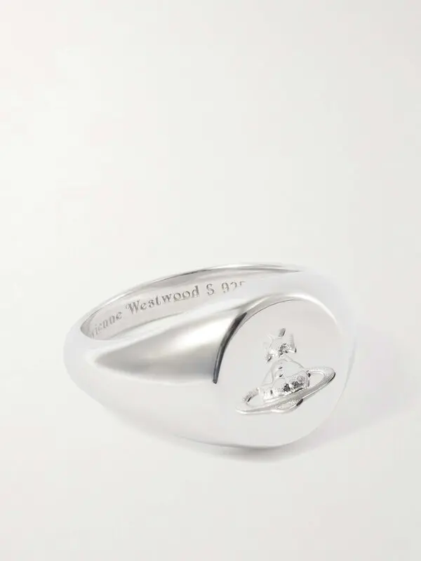 VIVIENNE WESTWOOD Sigillo-debossed Recycled Ring