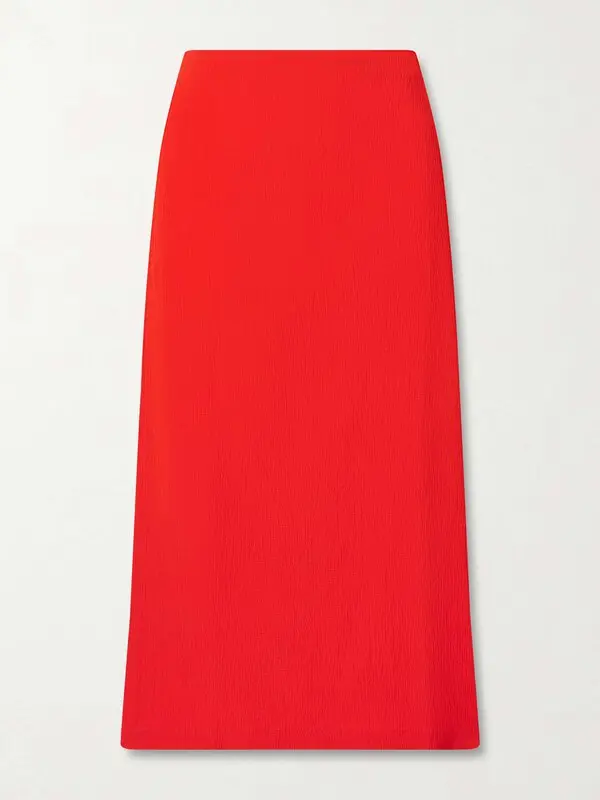 Tibi Stretch-crepe Midi Skirt