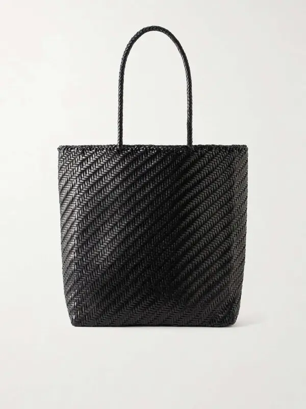 Dragon Diffusion Big Woven Leather Tote Bag