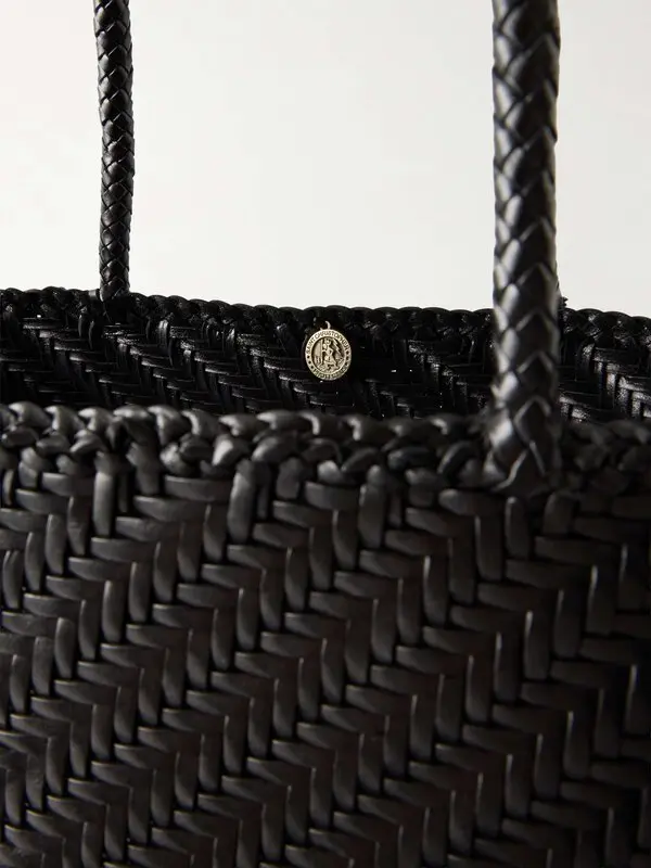Dragon Diffusion Big Woven Leather Tote Bag