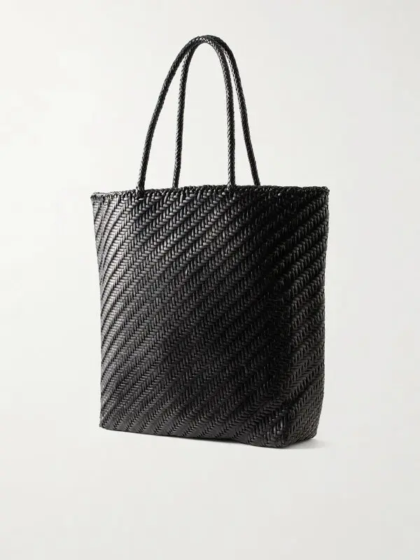Dragon Diffusion Big" Woven Leather Tote Bag