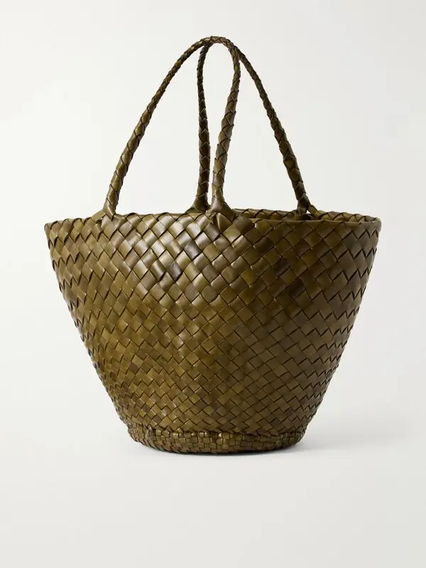 Dragon Diffusion Woven Leather Tote