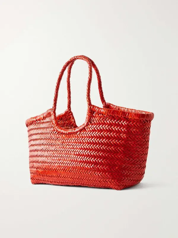 Dragon Diffusion Nantucket Woven Leather Tote