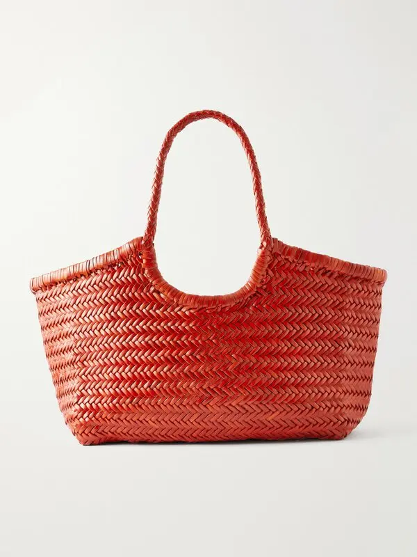 Dragon Diffusion Nantucket Woven Leather Tote