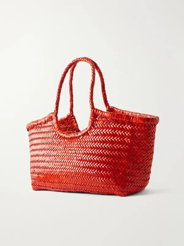 Dragon Diffusion Nantucket Woven Leather Tote
