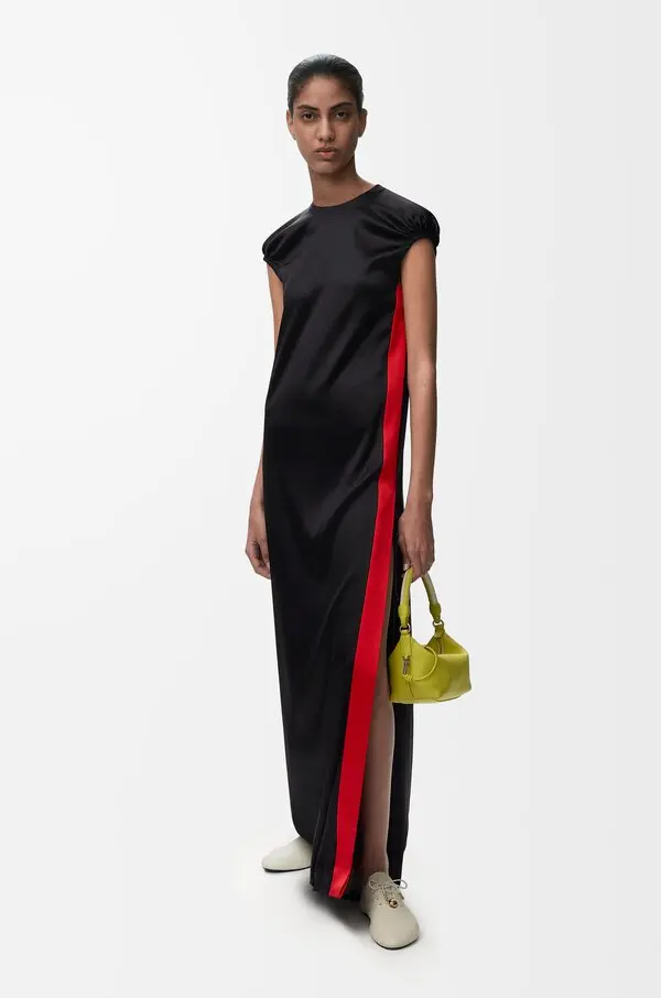 Loewe Dress In Stretch Silk