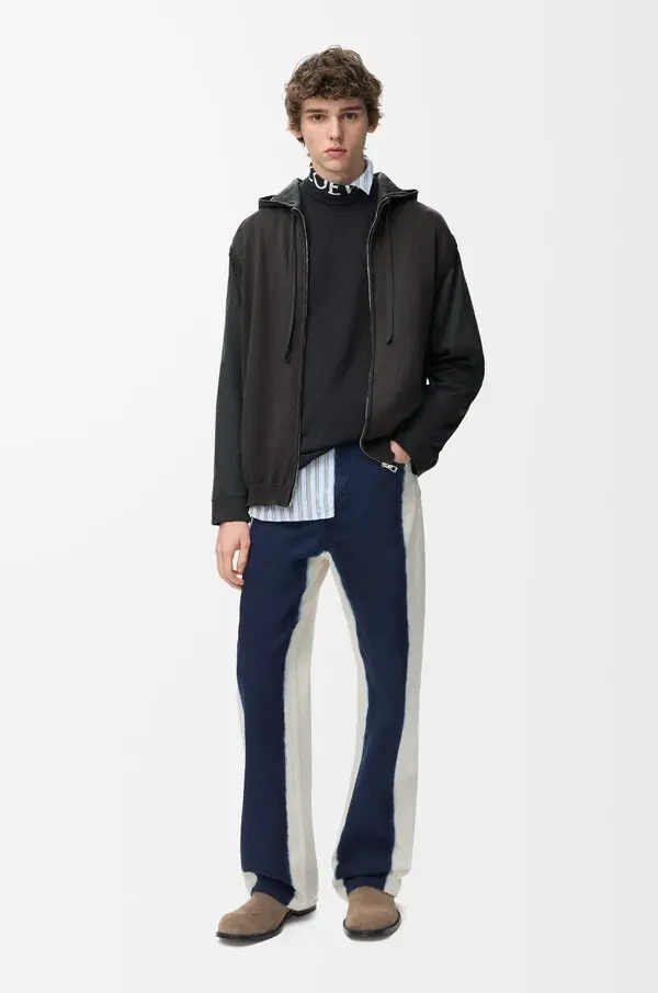 Loewe Zip-up Hoodie In Cotton