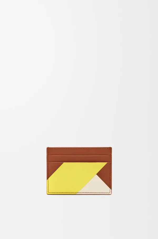 Loewe Anagram Plain Cardholder In Leather Skin - Multicolor Squirrel