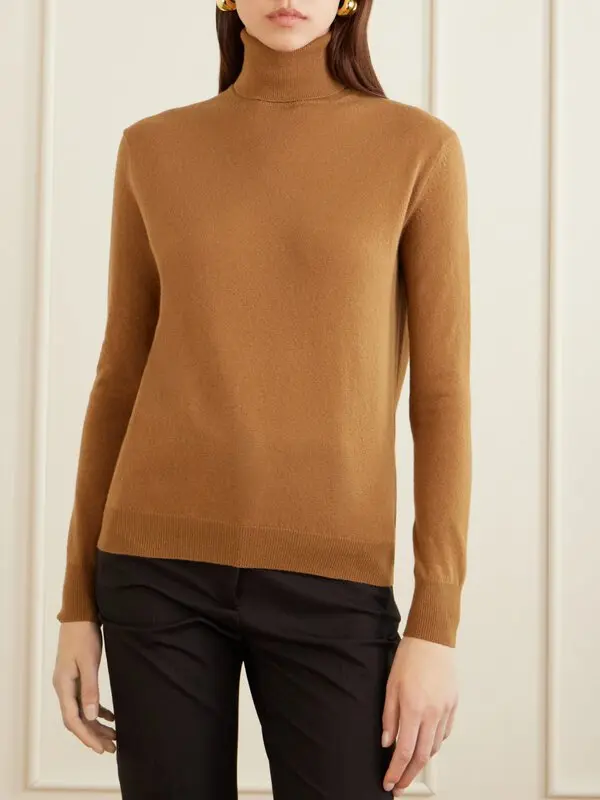 JIL SANDER Wool And Cashmere-blend Turtleneck Sweater