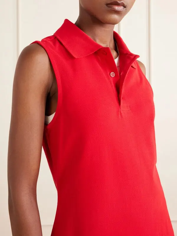 FLORE FLORE Lauren Organic Cotton-piqué Mini Dress