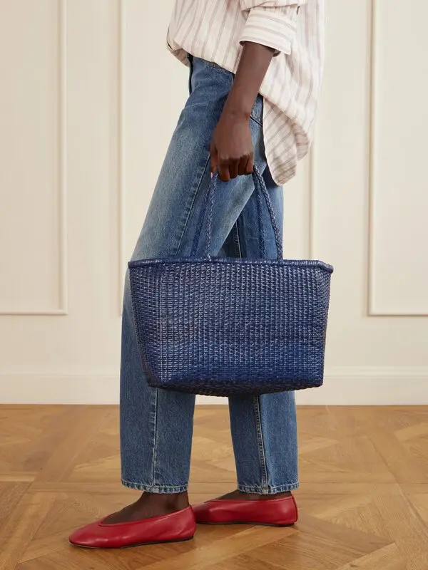 Dragon Diffusion B Weave Leather Tote
