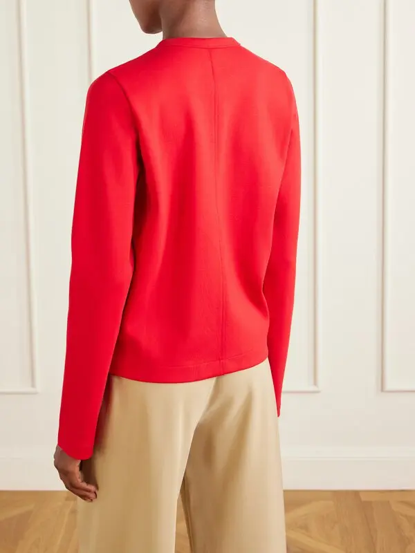FLORE FLORE Poppy Organic Cotton-jersey Cardigan